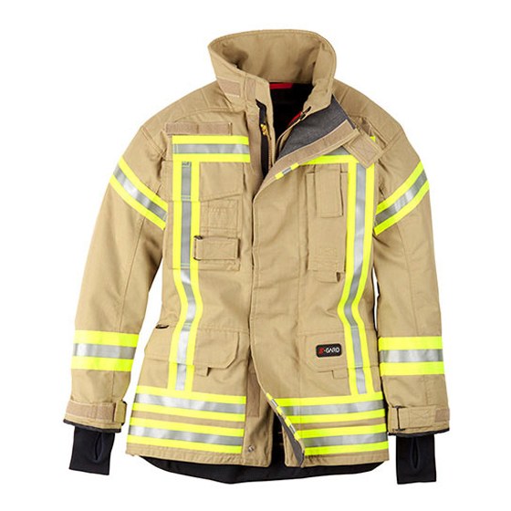 Überjacke S-GARD ADVANCE PROGRESS DIN EN 469, X2Y2 Z2, Obermaterial Nomex NXT, gold ...